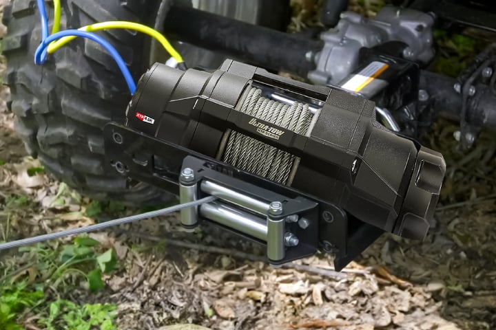 Ultra-Tow XTP 12 Volt DC-Powered Electric ATV/UTV Winch, 4500-Lb. Capacity, Steel Wire Rope ...